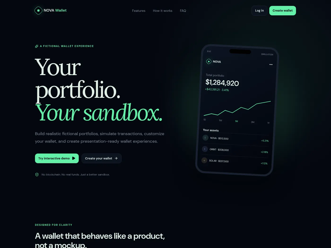 NOVA Wallet Simulator
