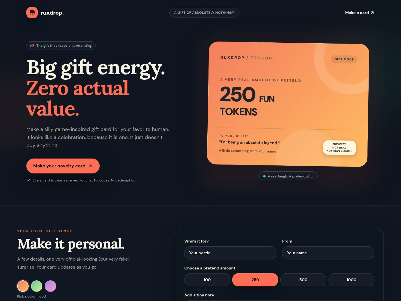 Rubox Gift Simulator