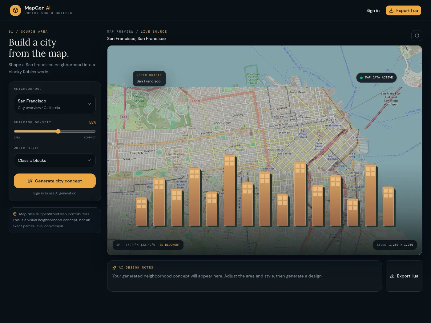 Roblox MapGen AI