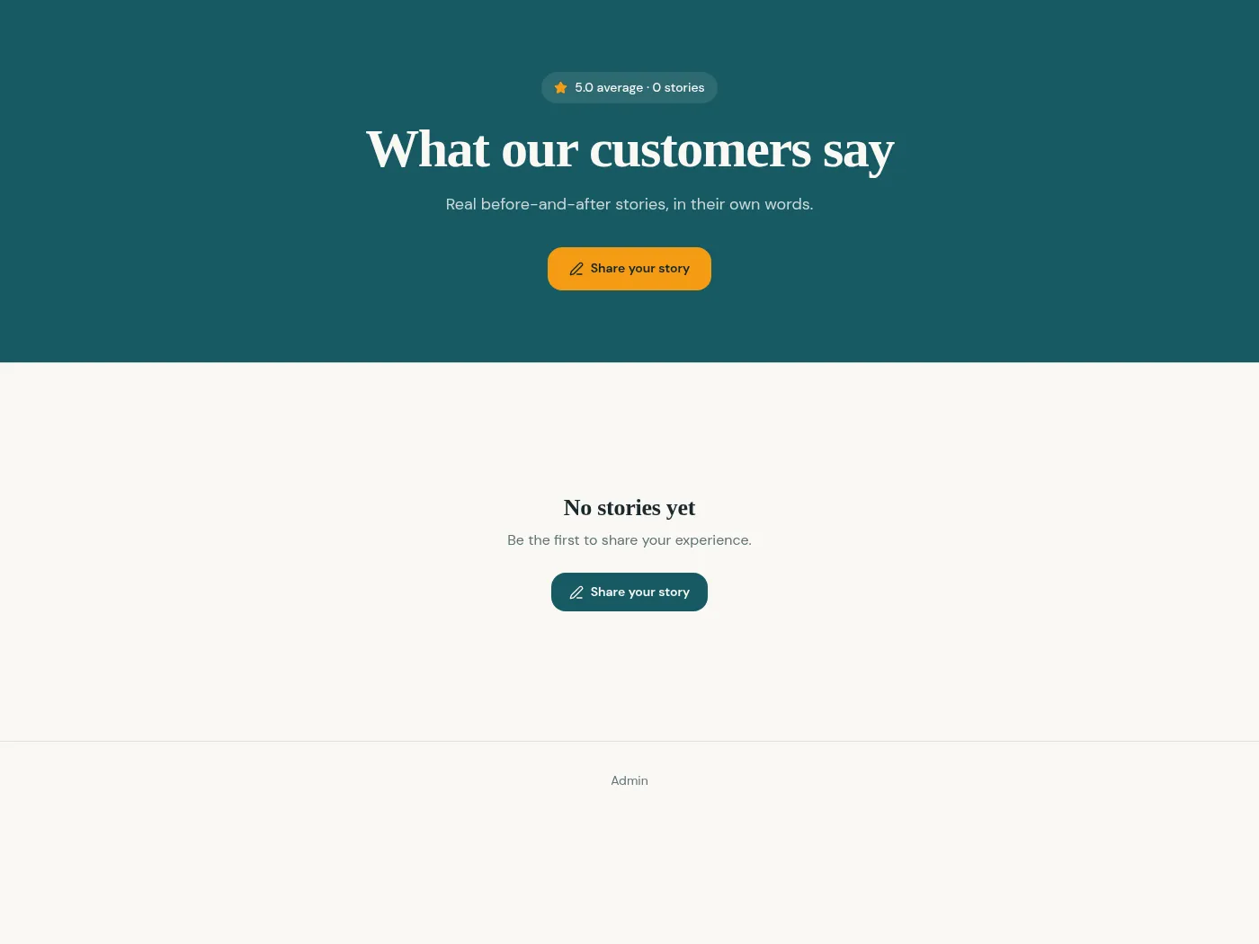 AI Testimonial Wall
