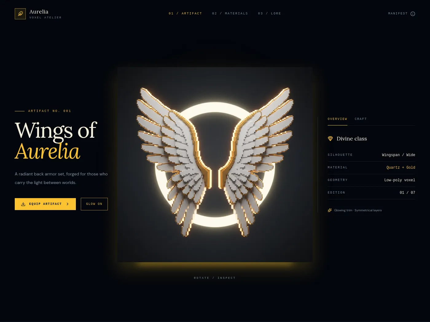Divine Angel Wings Model