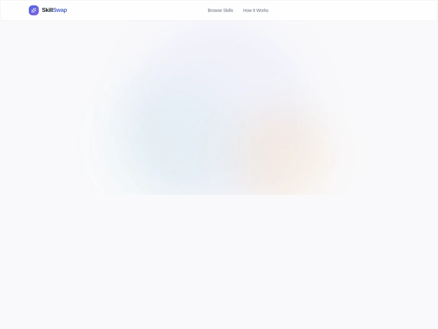 SkillSwap AI Platform