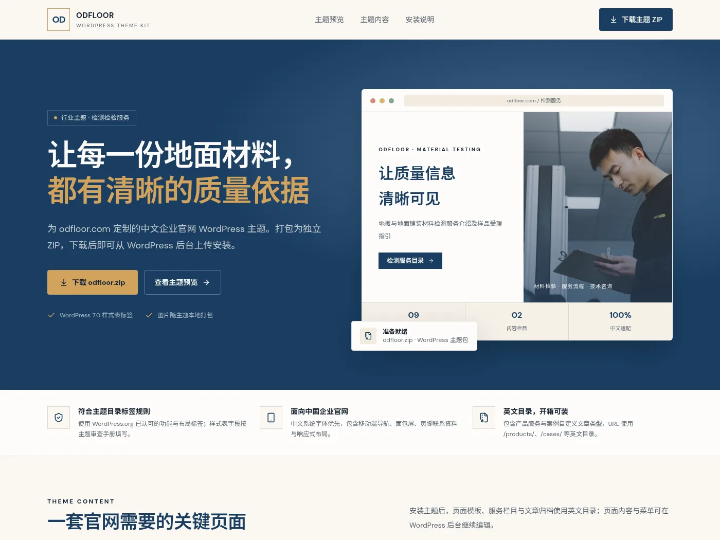 Odfloor Corp Template