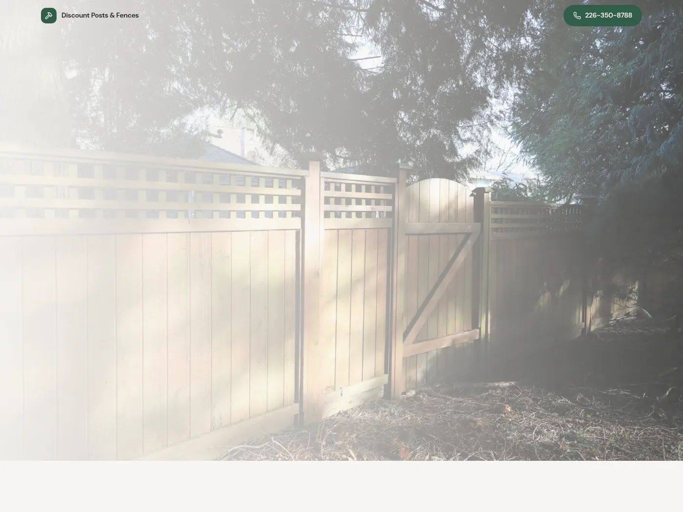 Discount Posts & Fences