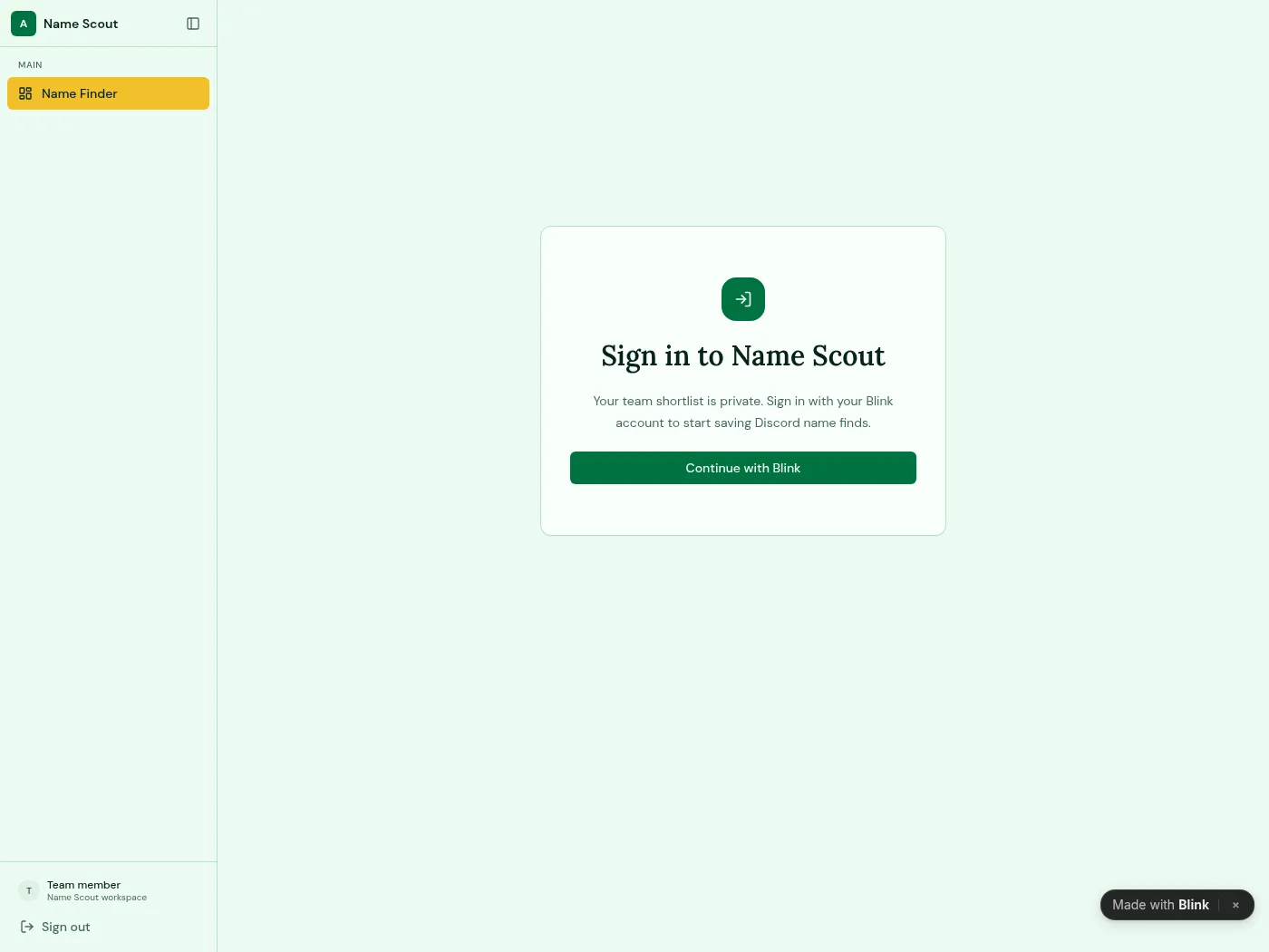 Discord Name Finder