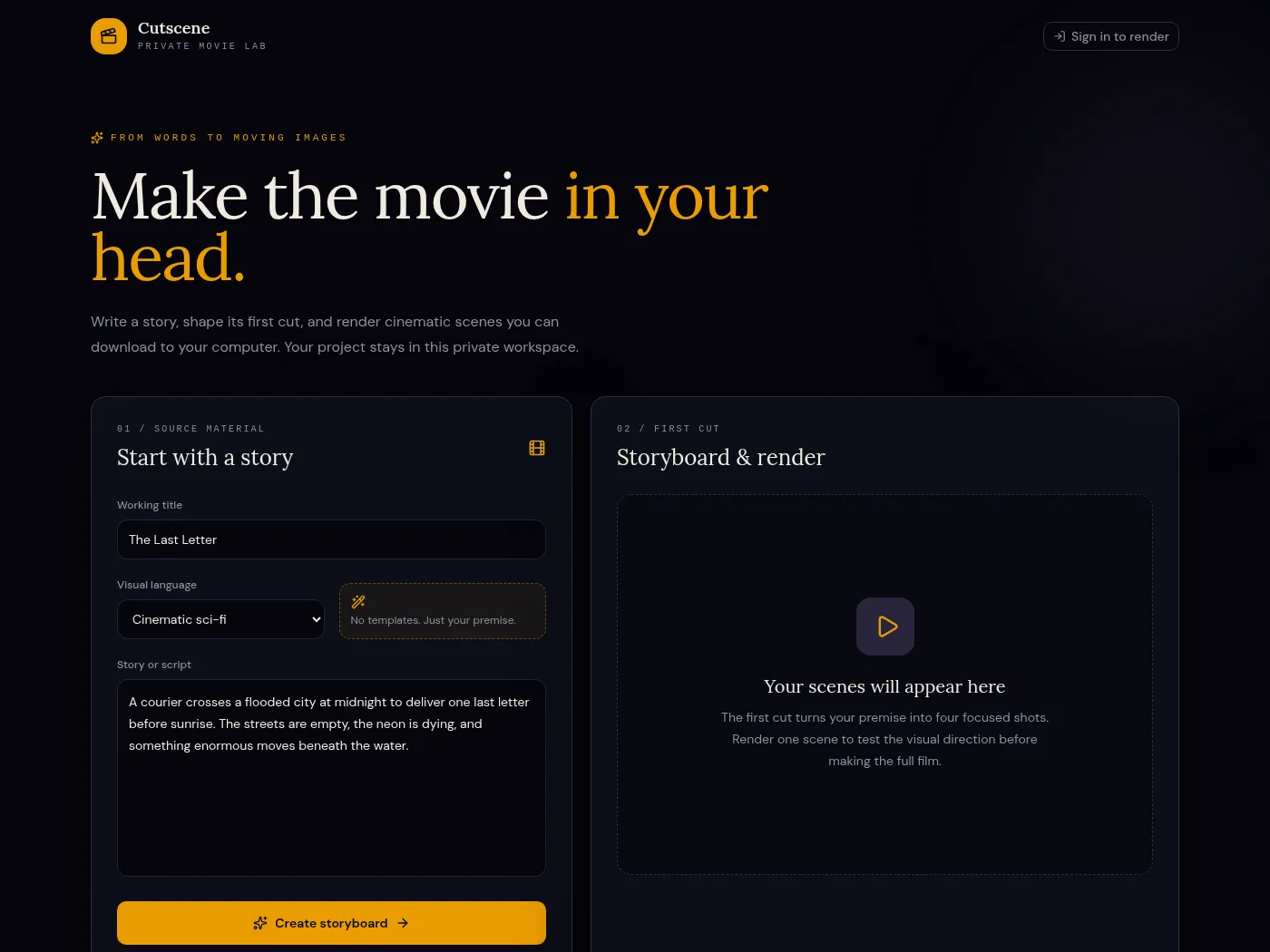 AI Movie Generator