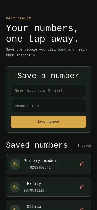 Easy Dialer
