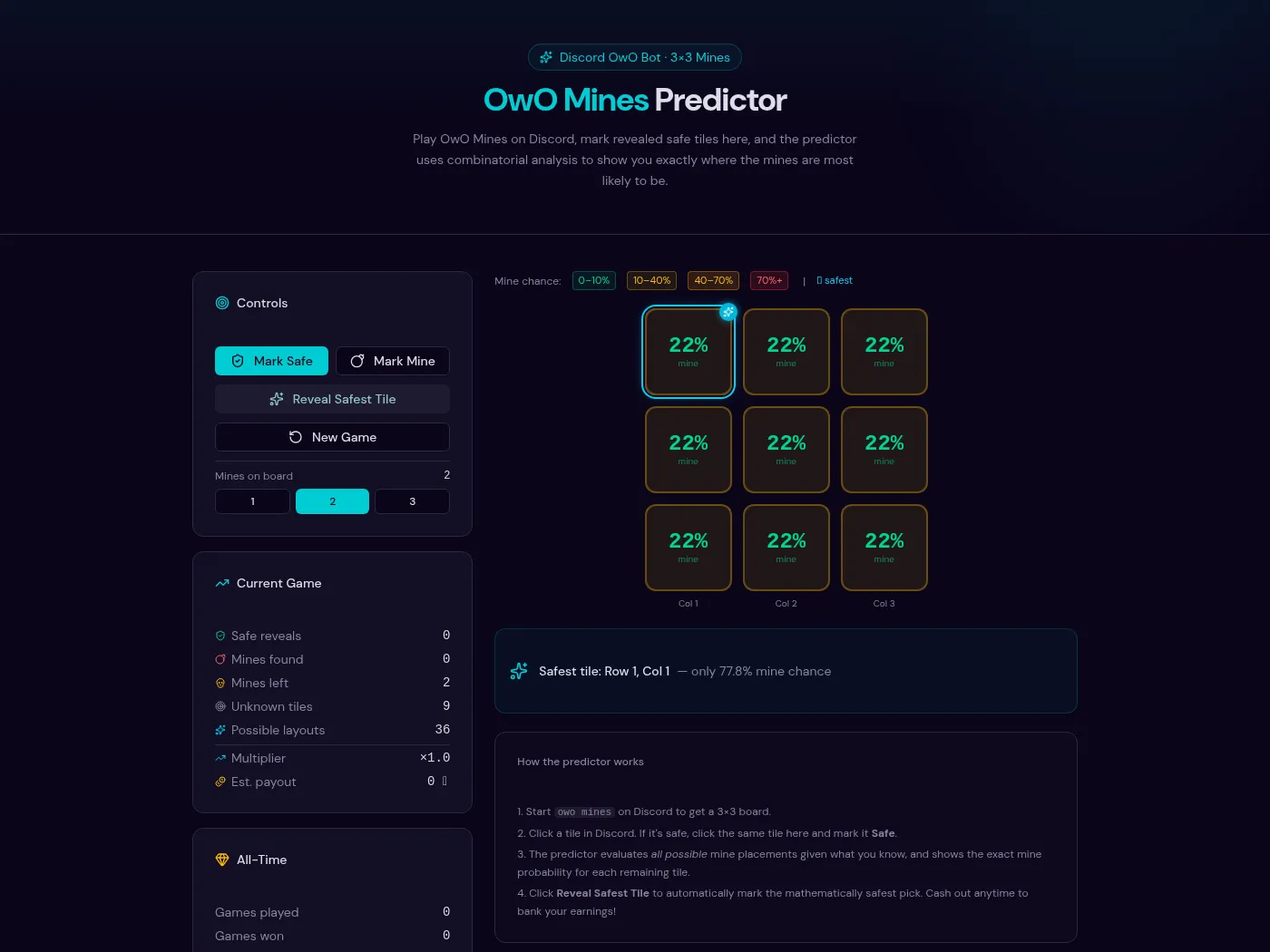 OwO Mines Predictor