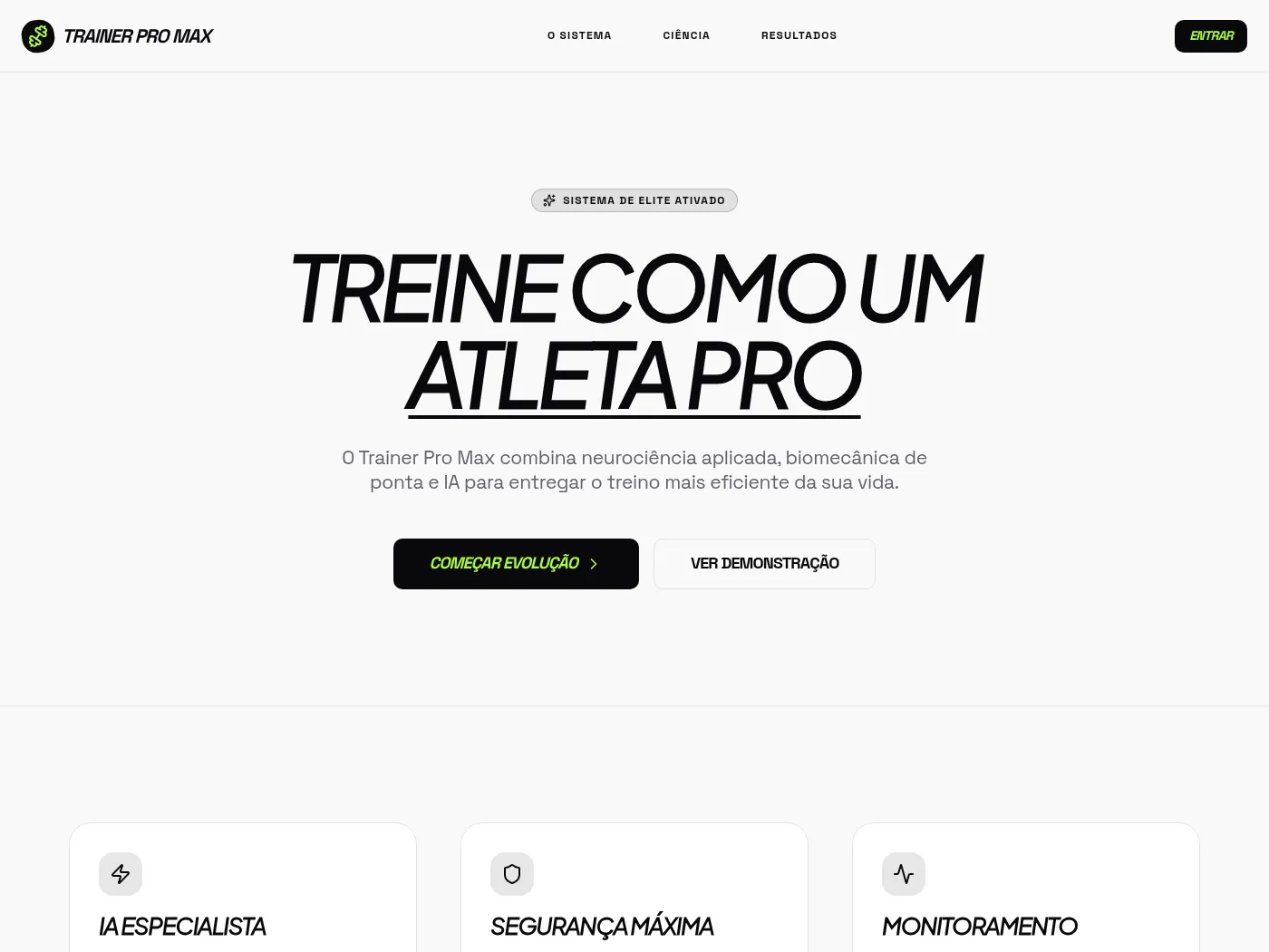 Trainer Pro Max System