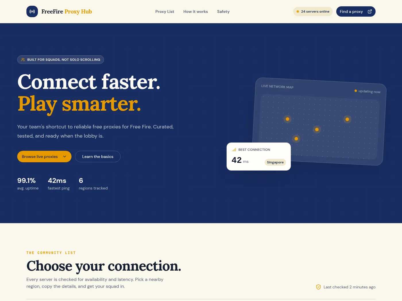 FreeFire Proxy Hub
