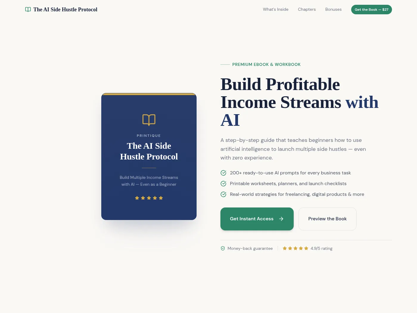AI Side Hustle Protocol
