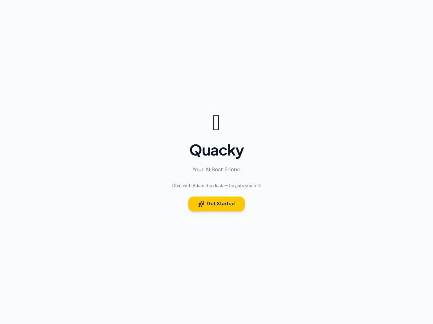 Quacky: Your AI Bro Pal