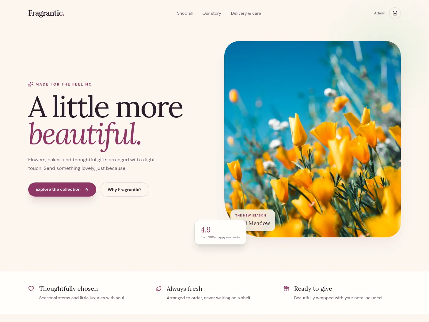 Fragrantic Flowers Shop