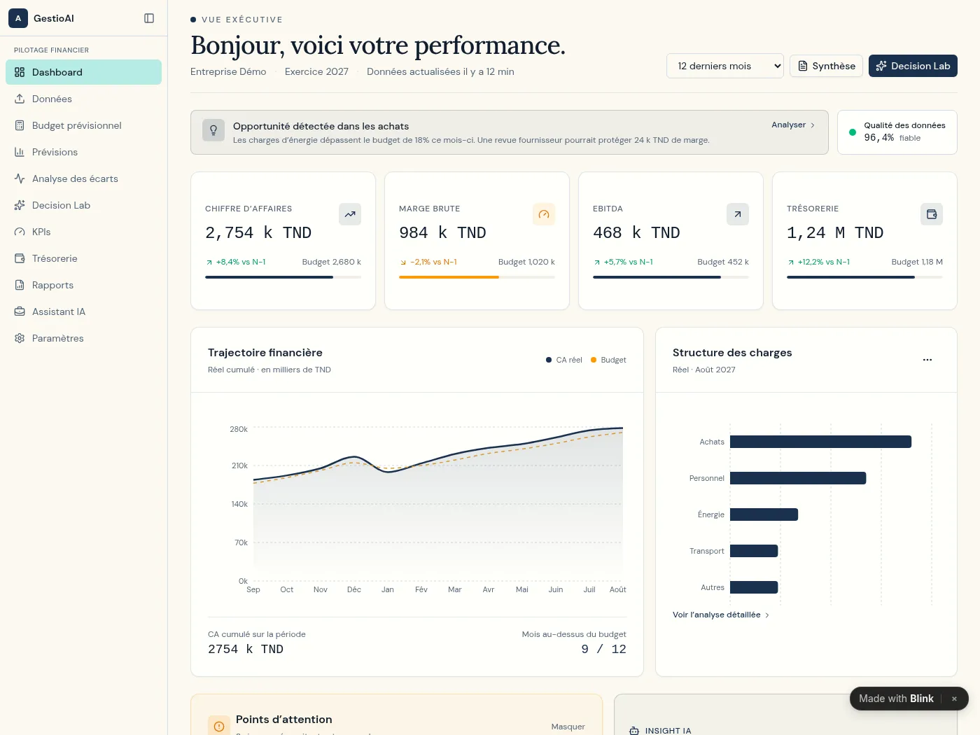 GestioAI Financial SaaS