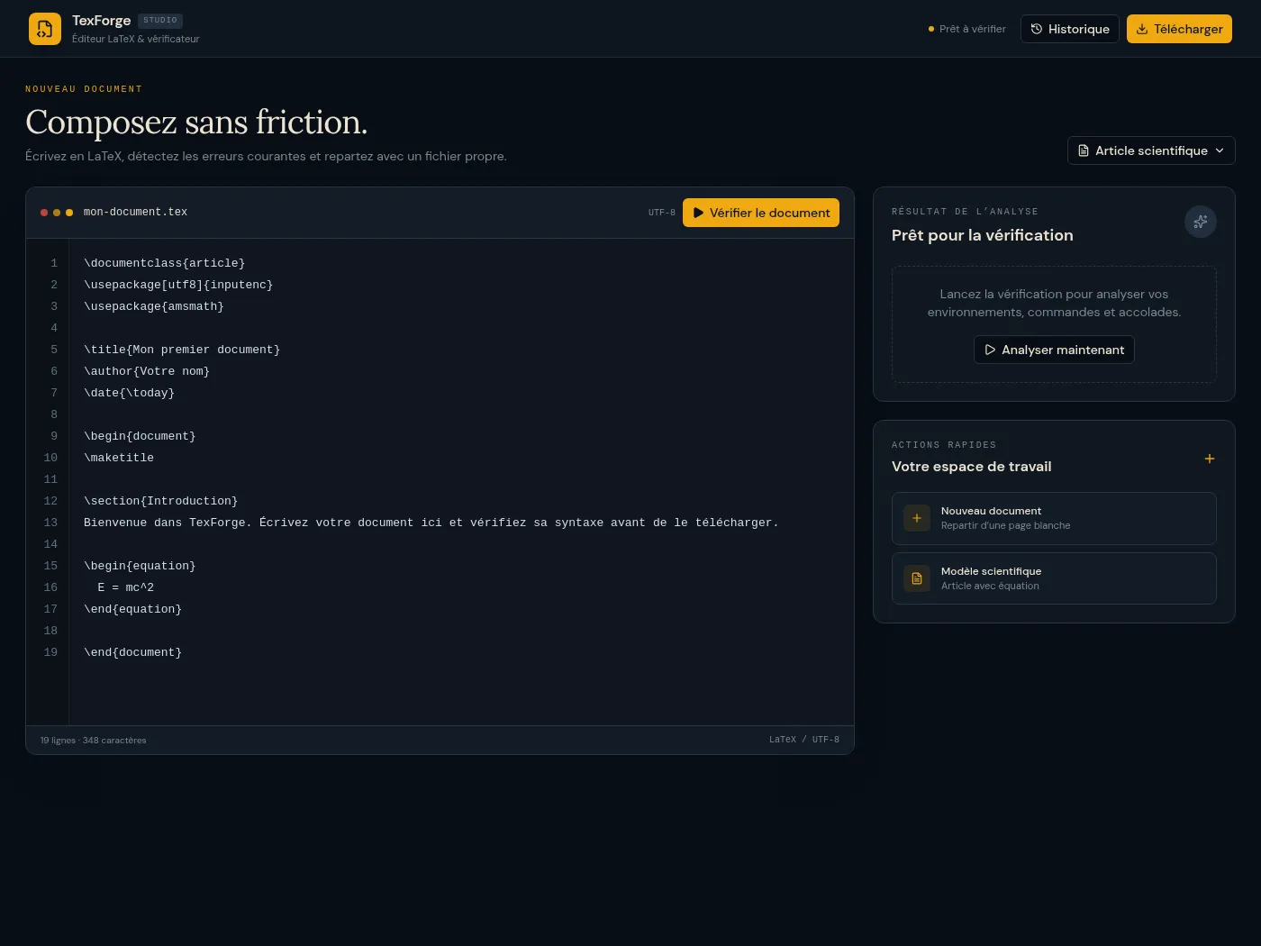 LaTeX File Generator