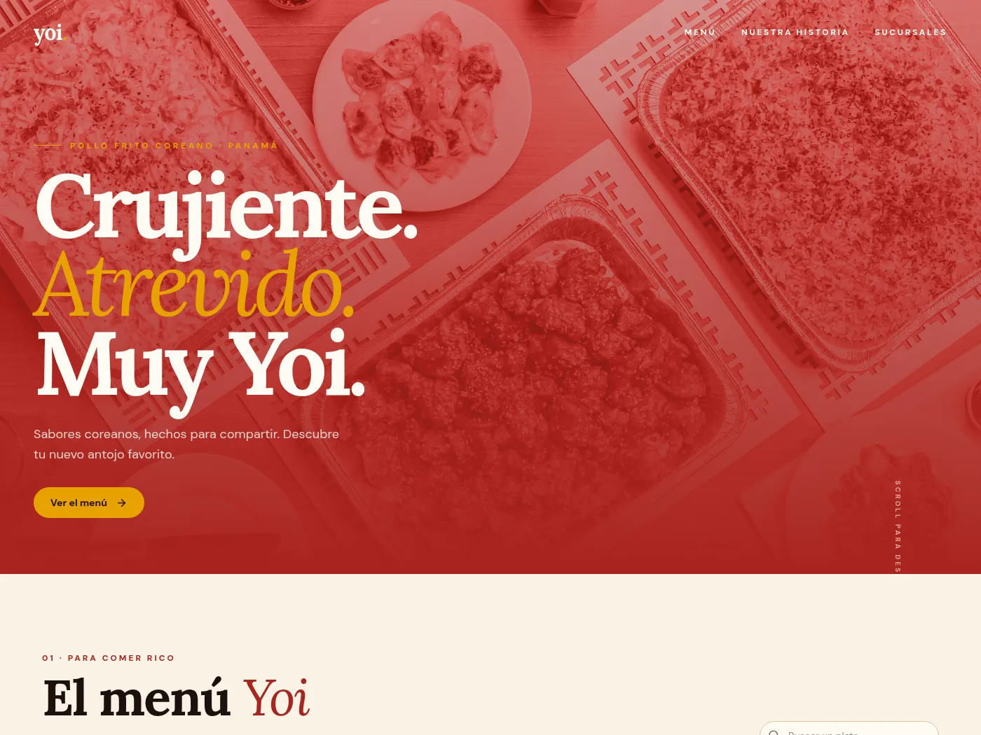 Yoi KFC Web Experience