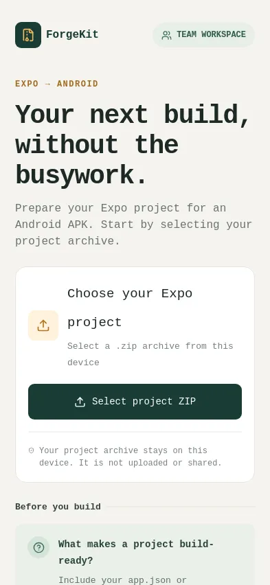 Expo APK Builder