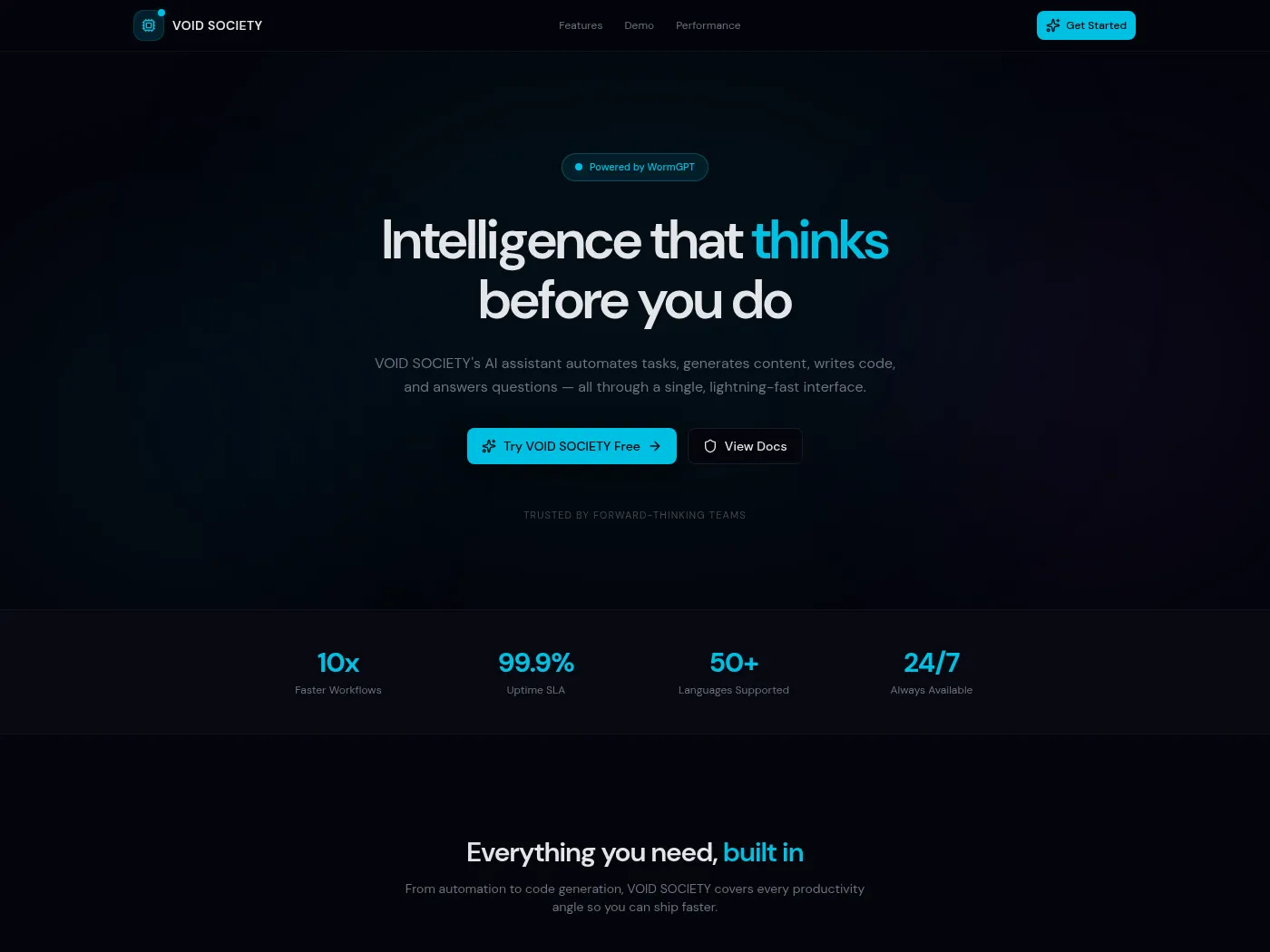Void Society AI Assistant