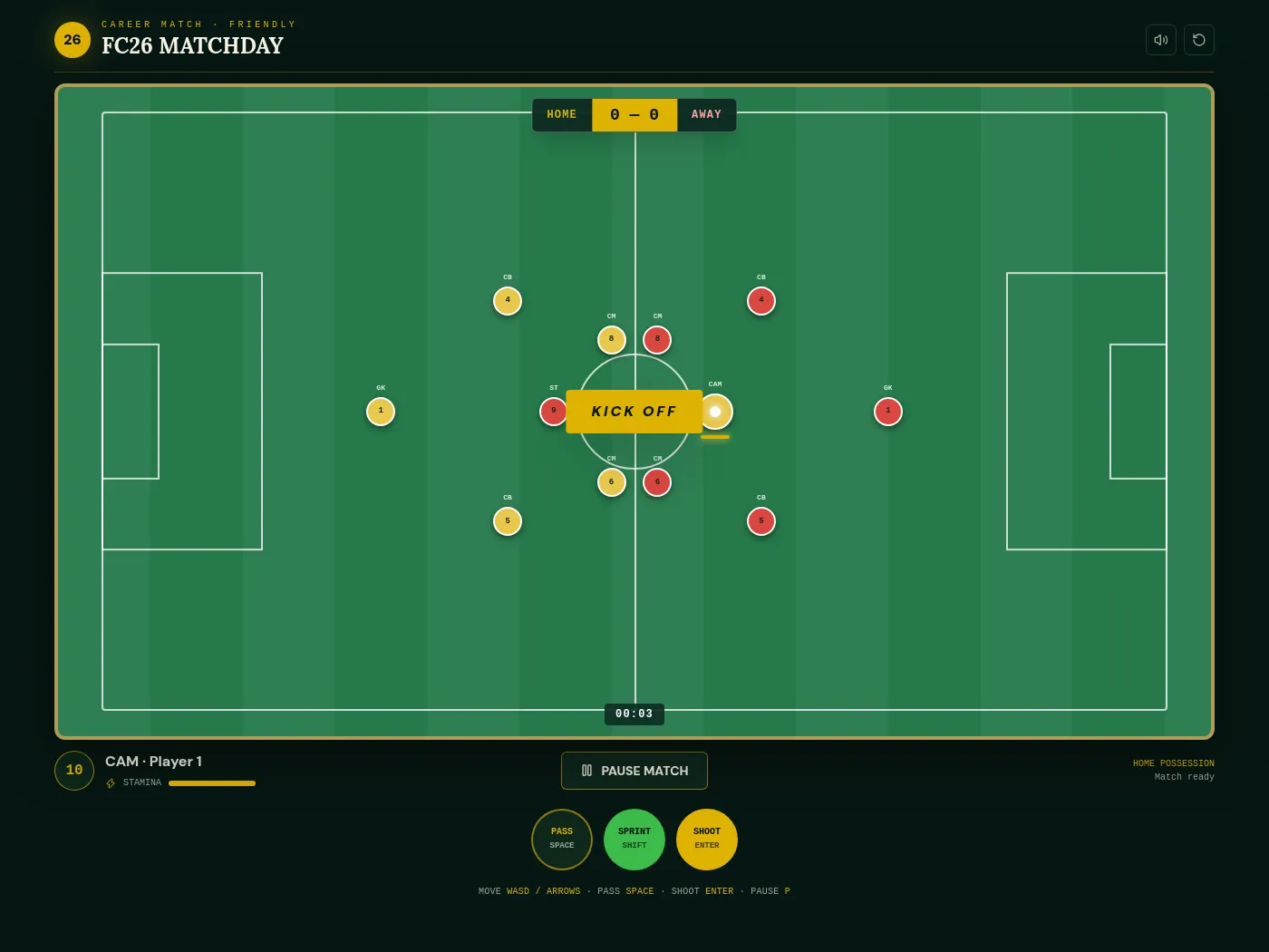 FC26 Classic Game