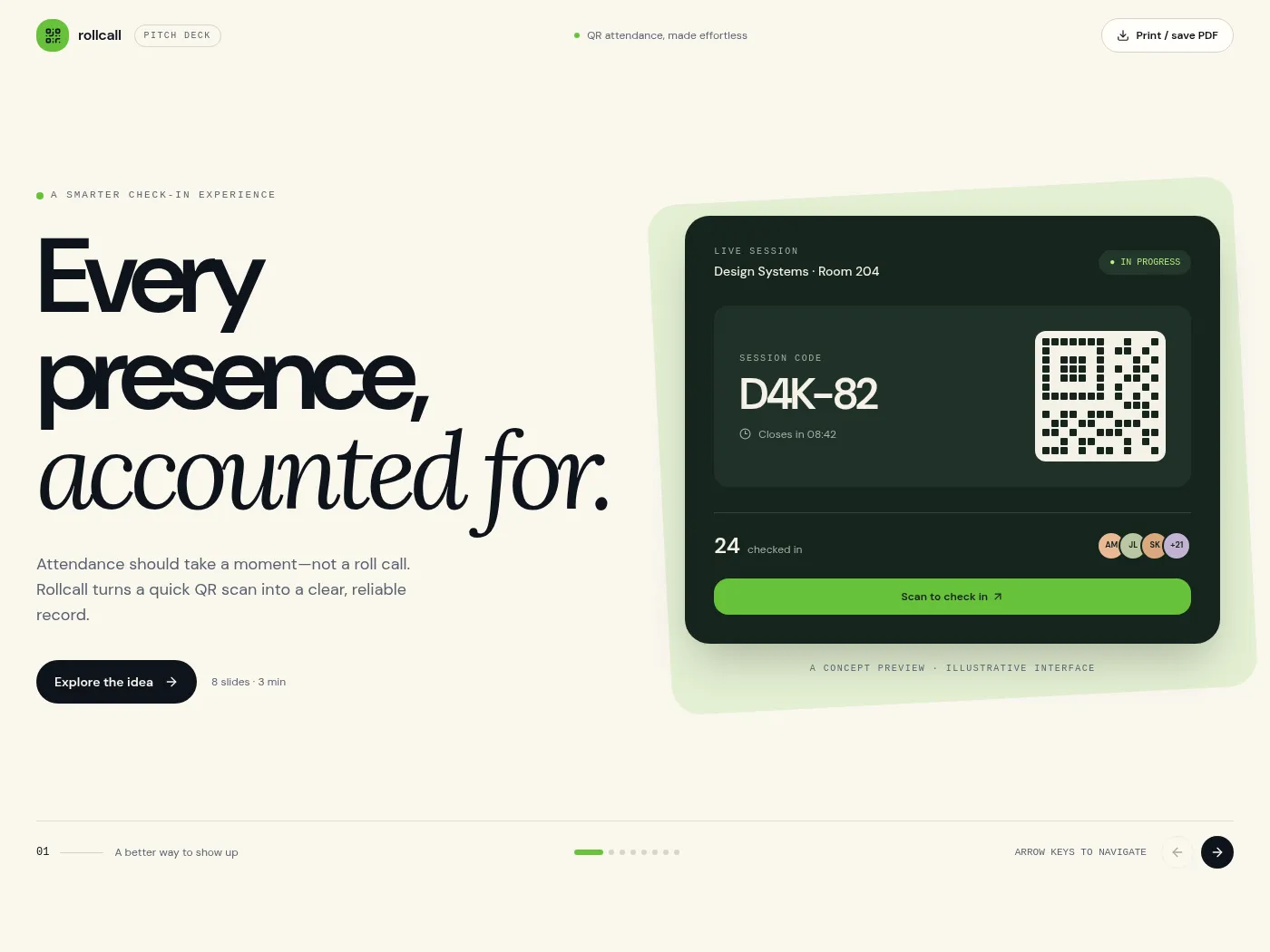 QR Attendance Tracker