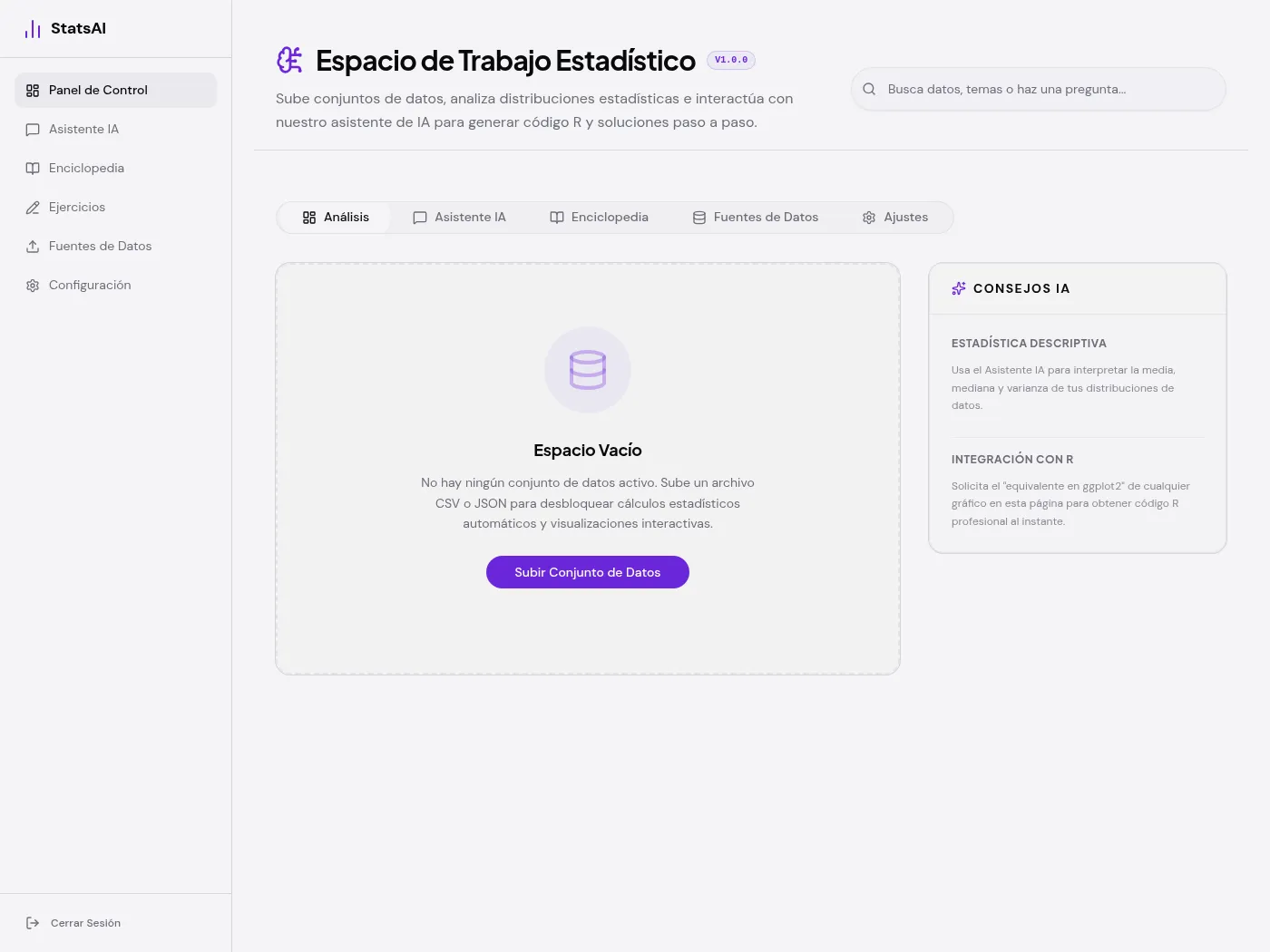 Modular AI Stats Dashboard