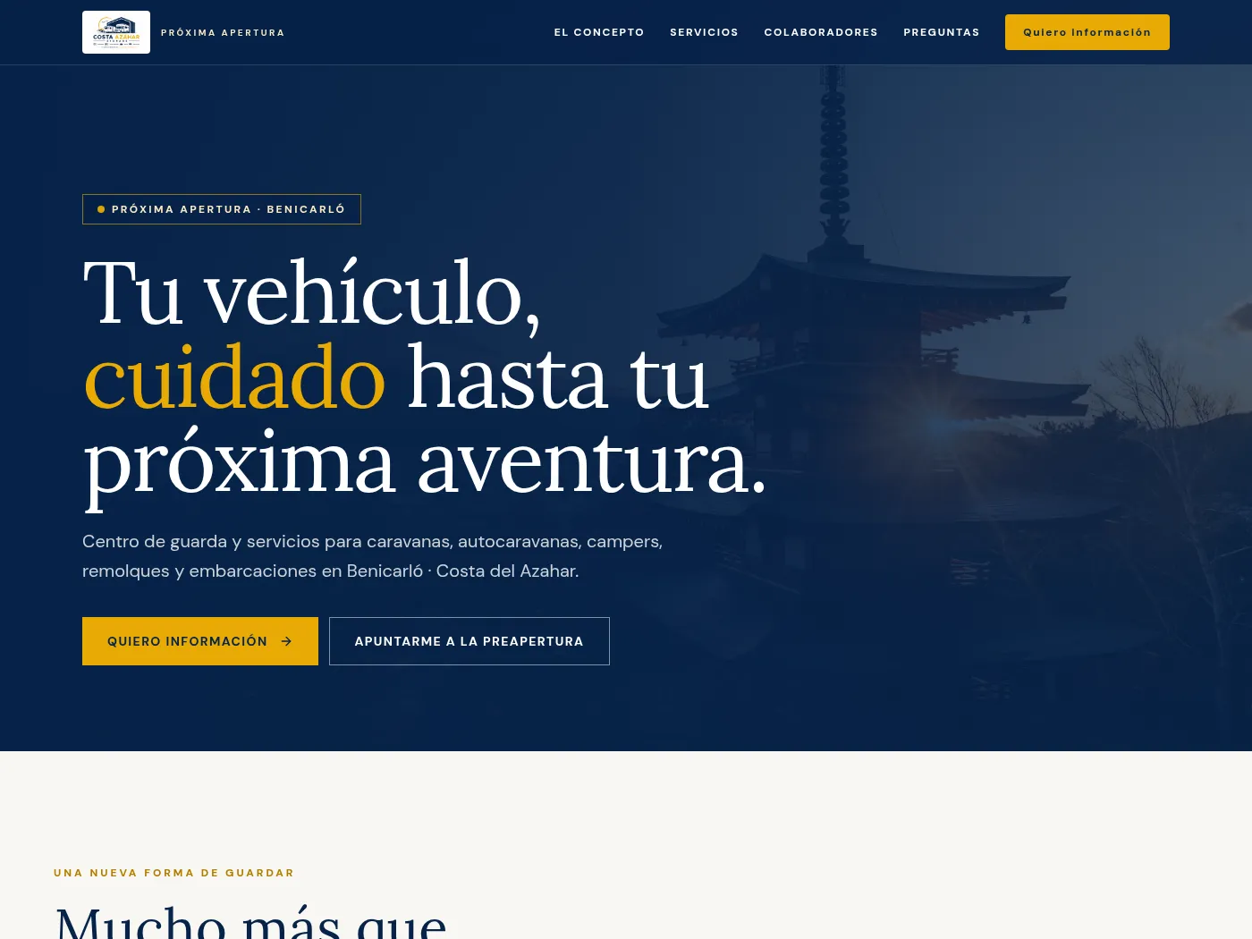 Costa Azahar Storage Web
