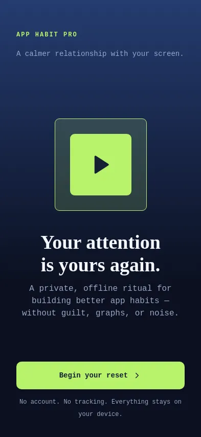 App Habit Pro