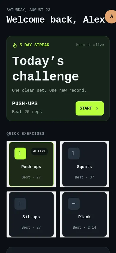 FitGame Vision