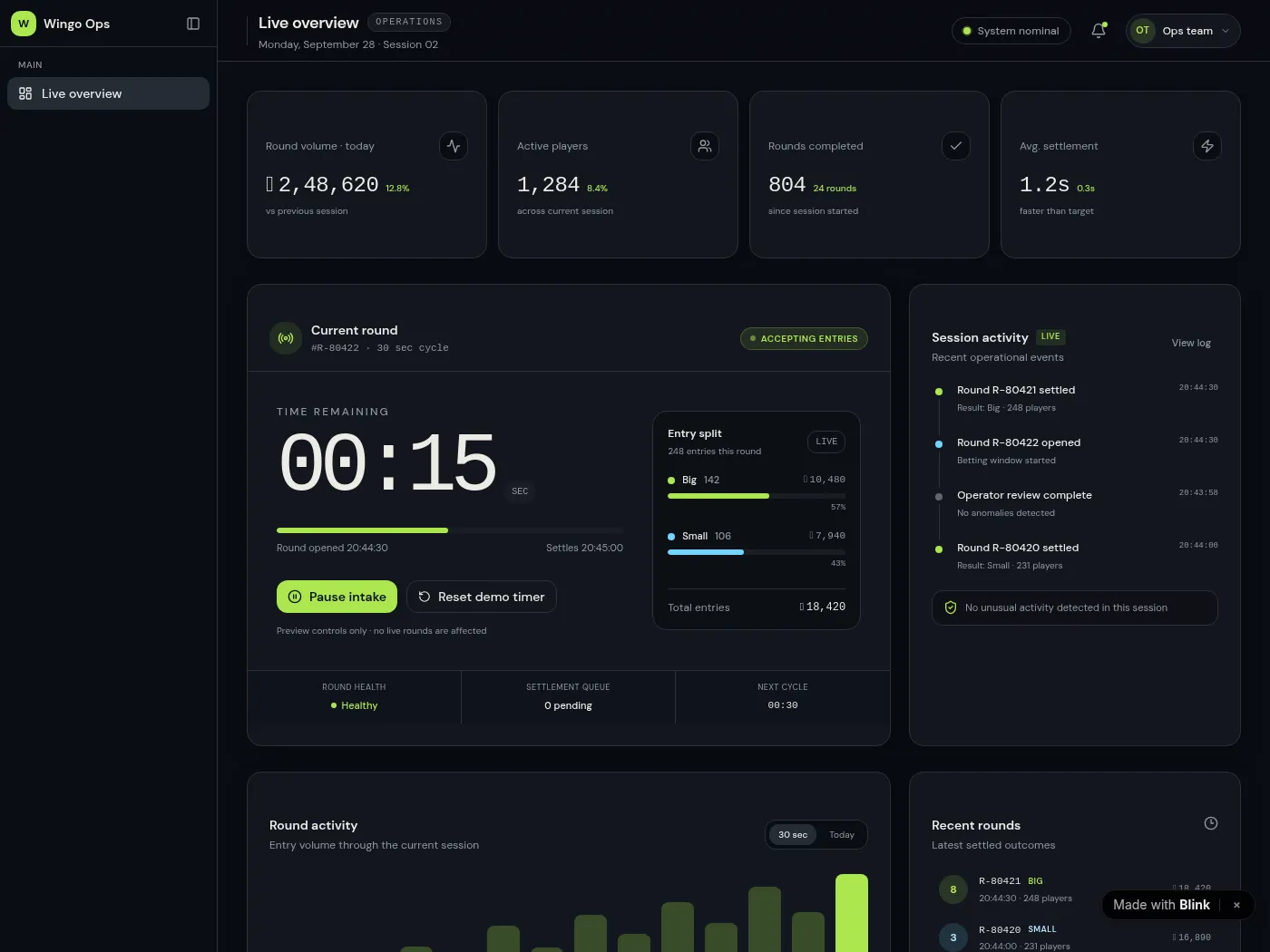 Wingo Admin Hub