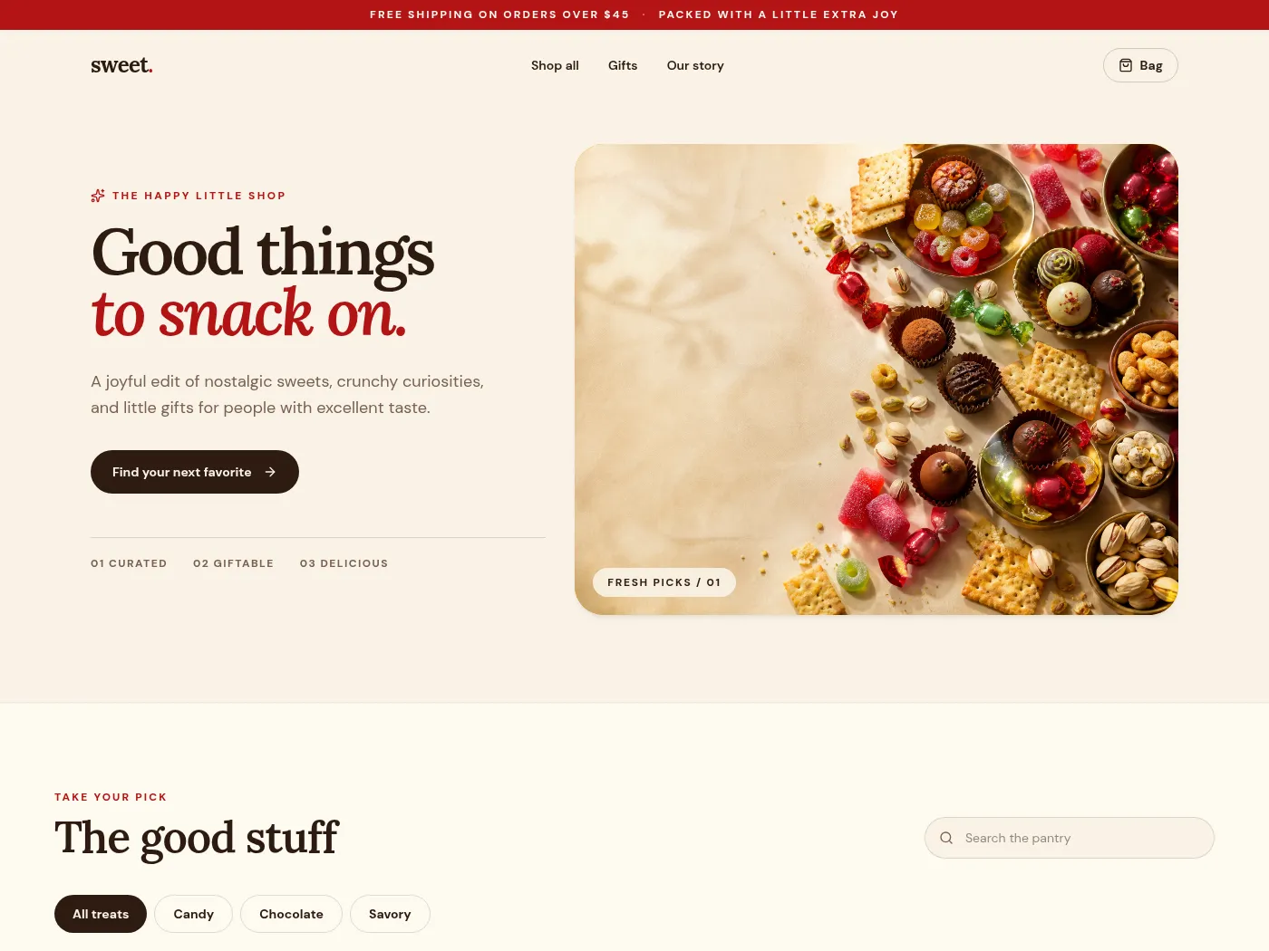 Sweet Treats Store