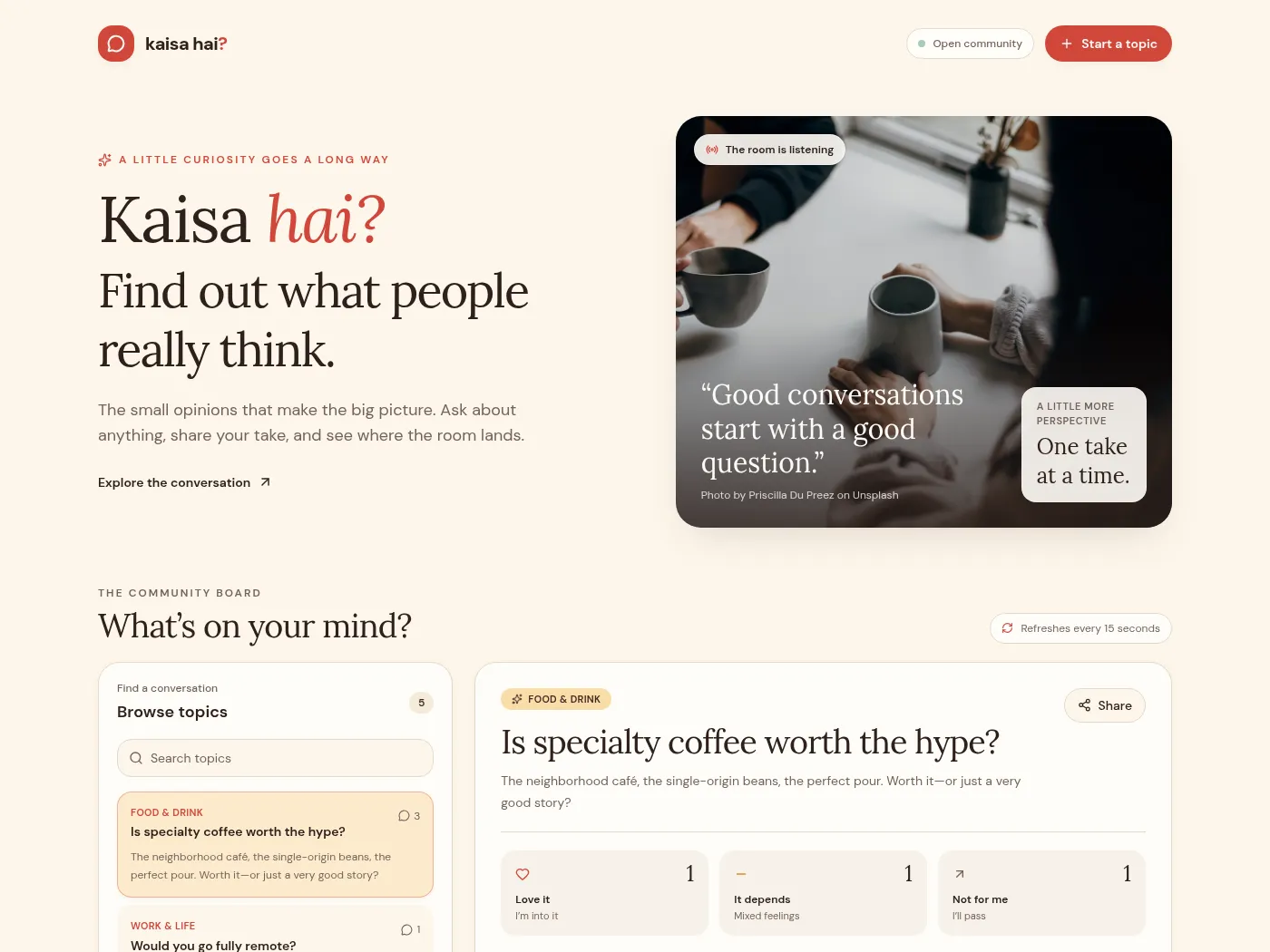 Kaisa Hai Feedback