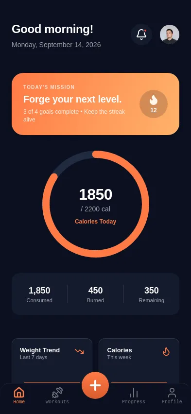 IronTrace Fitness Tracker (Remix)