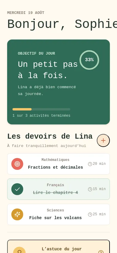 Devoirs Facilitateurs
