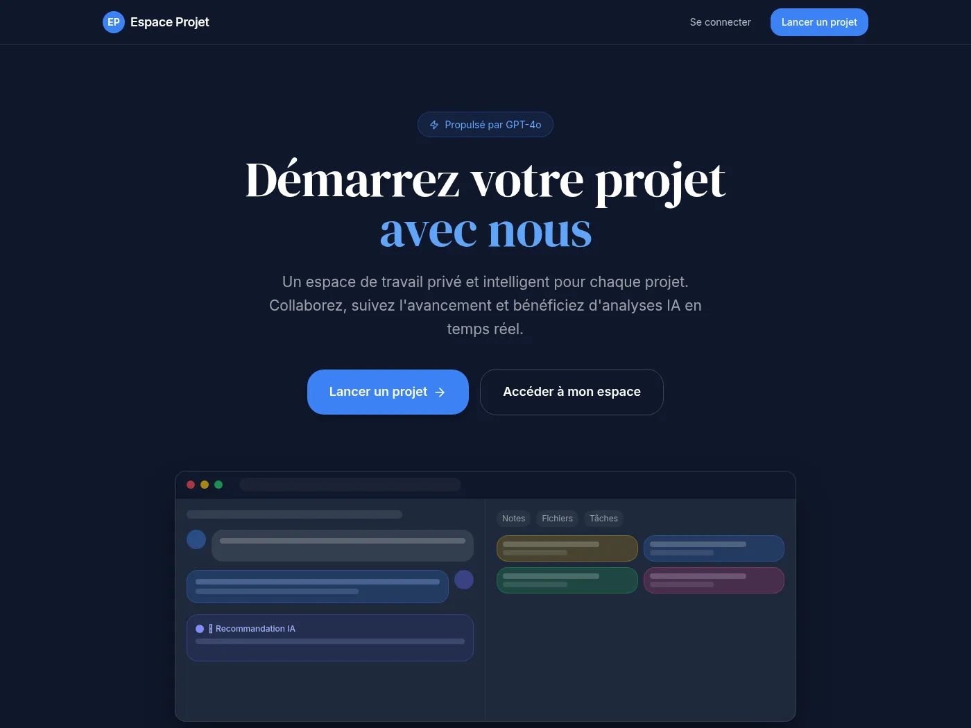 Espace de développement de projets ICDIGITAL