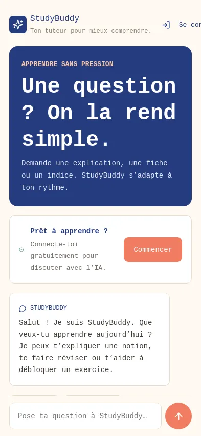StudyBuddy AI App