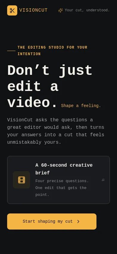 VisionCut Studio