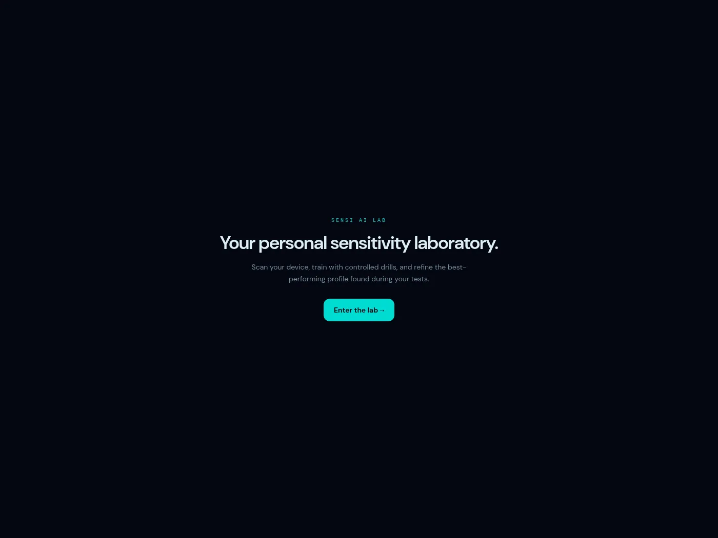 Sensi AI Lab