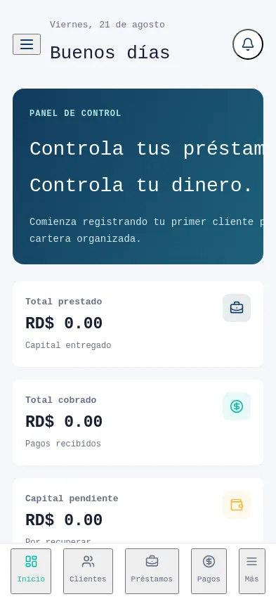 PRESTAME Mobile App
