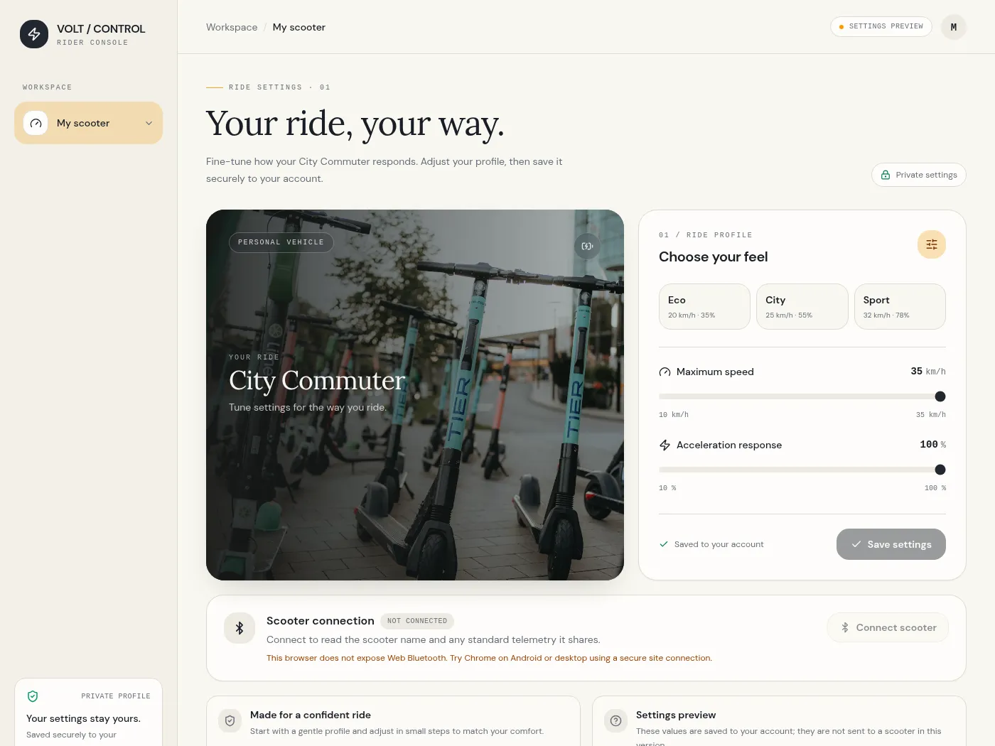 Scooter Control Hub