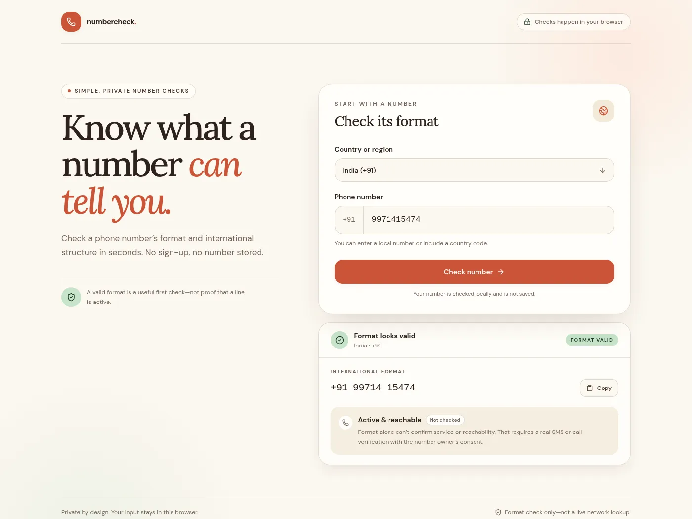Number Validator