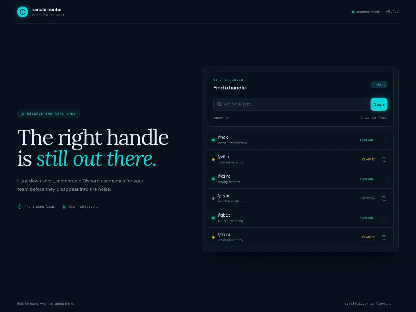 Discord Handle Hunter