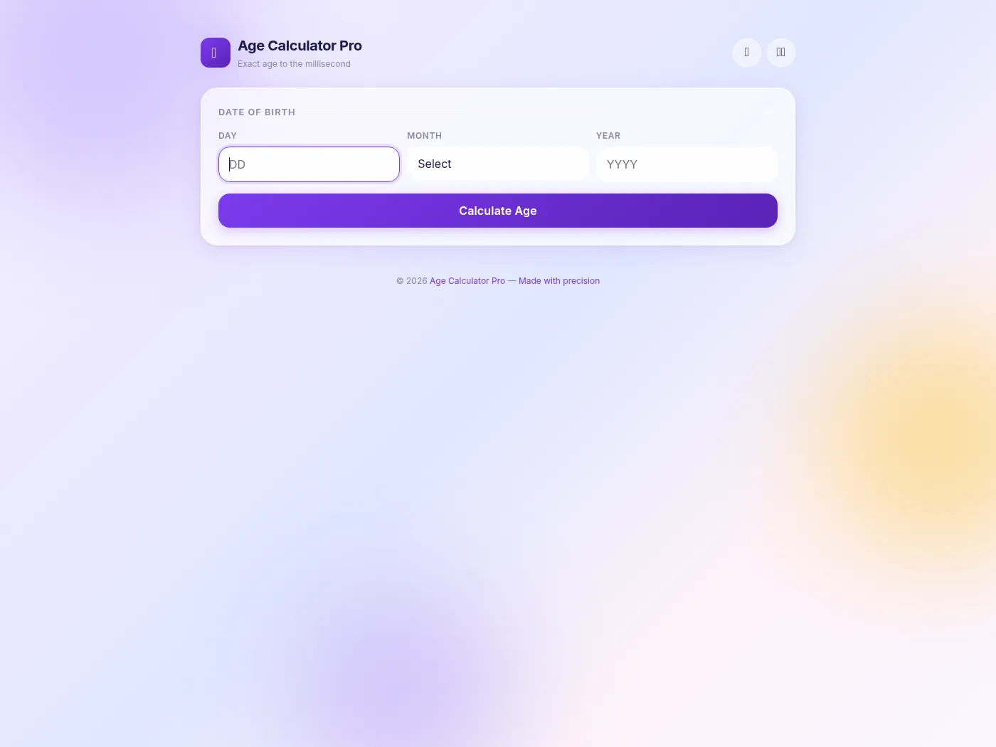 Age Calculator Pro