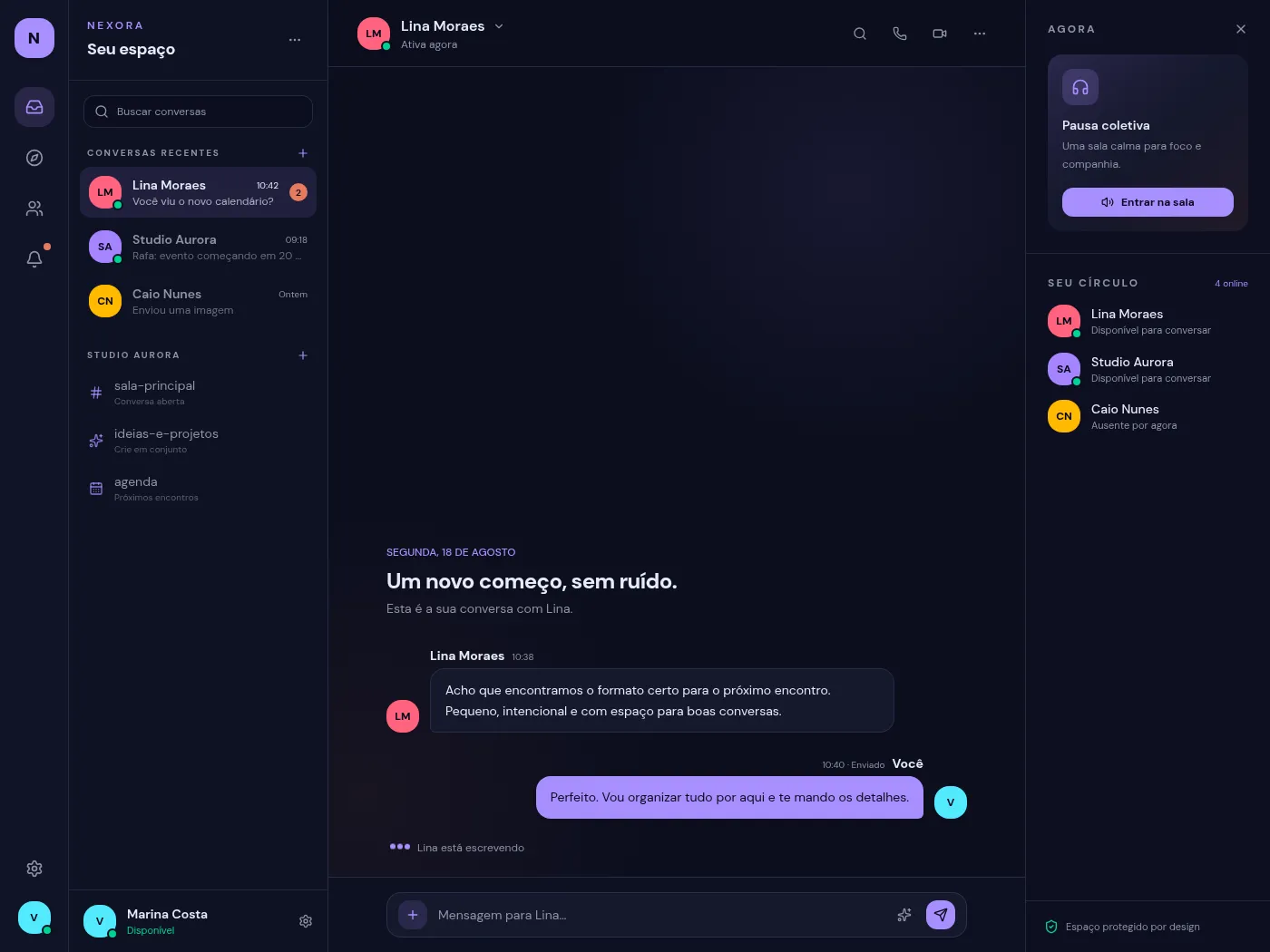 NEXORA Social Platform