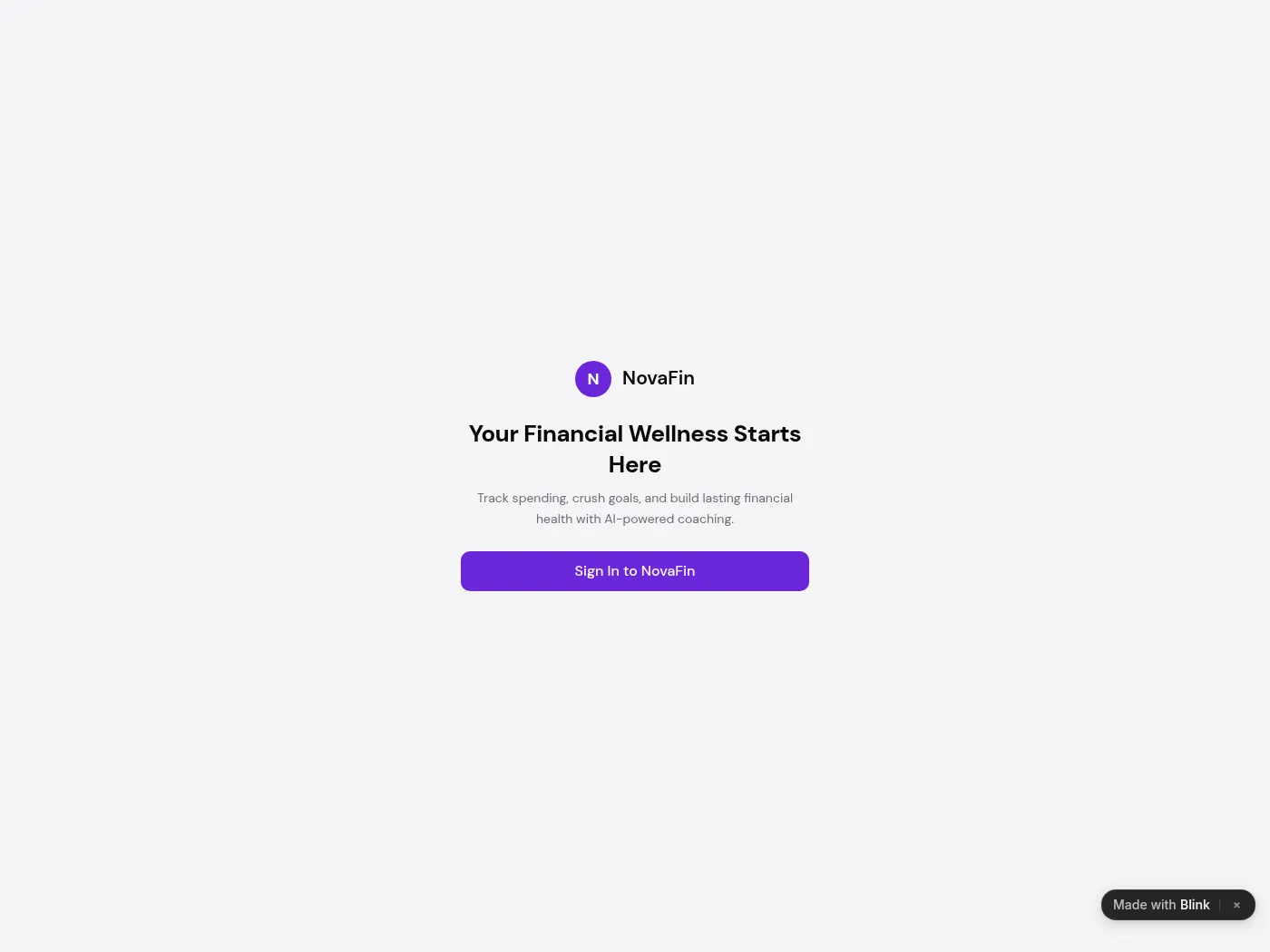 NovaFin Personal Finance