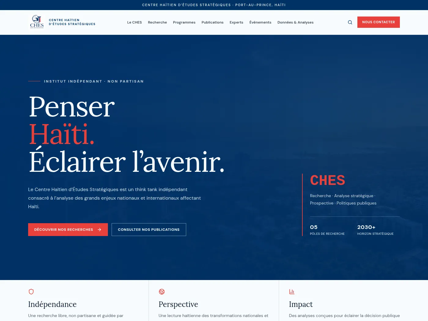 CHES Portail Institutionnel