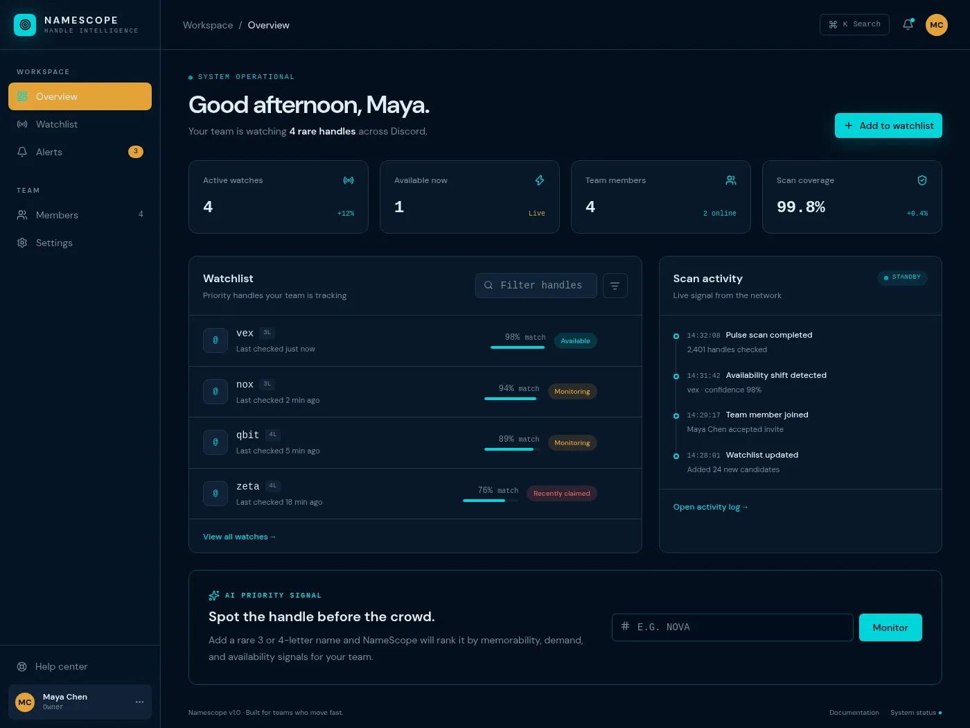 Discord Name Sniper