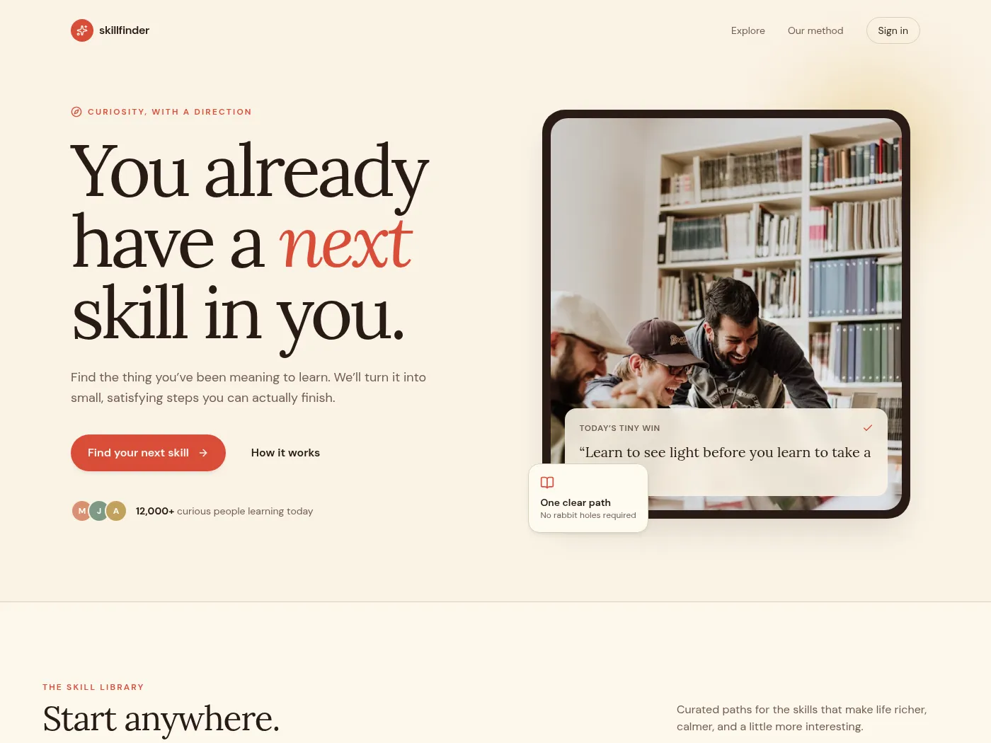SkillFinder Web App