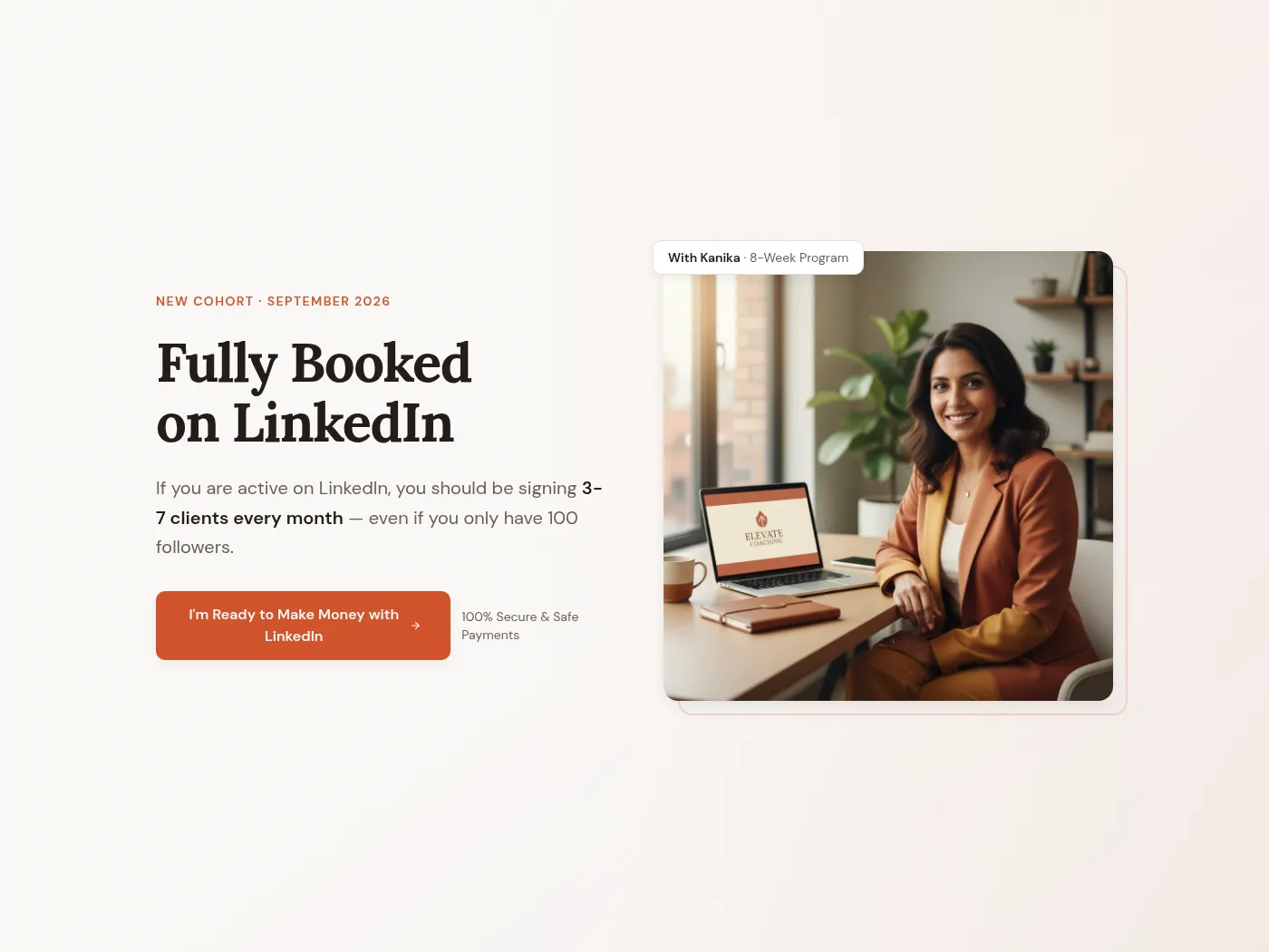 Fully Booked LinkedIn Landing