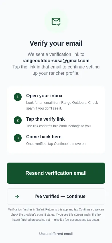 Range Outdoors App