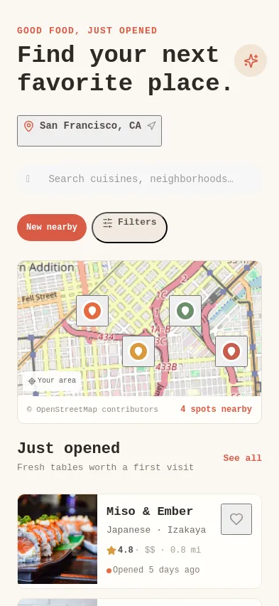 Local Eats Finder